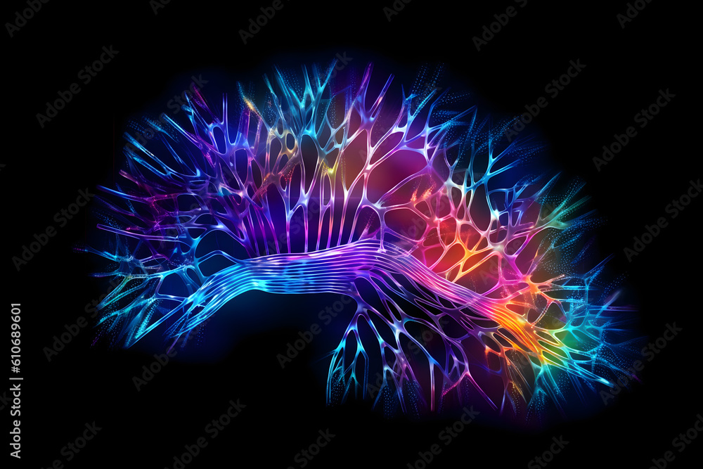 brain and nerve cells electrical pulses Neurons electrical pulses ...