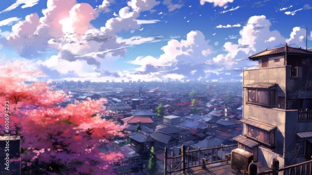 Anime Style Fantasy Art Stock Illustration | Adobe Stock