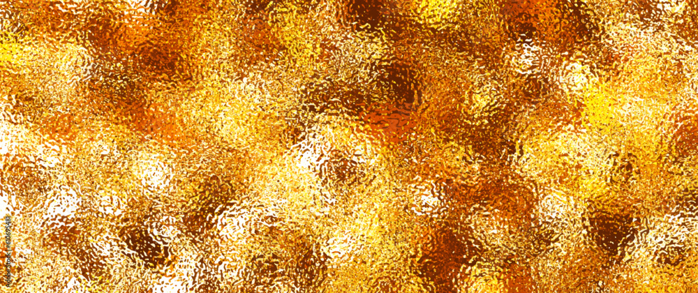 Gold glass texture for window. Golden vector background. Textured ...