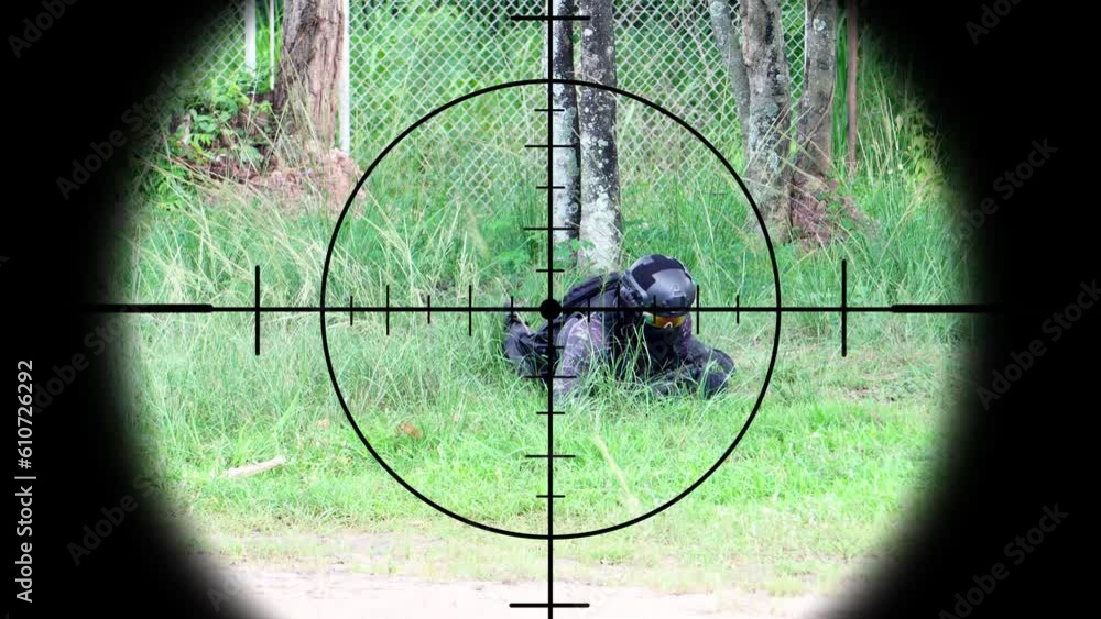 Special police was being assassinated and shot dead through the lens of ...