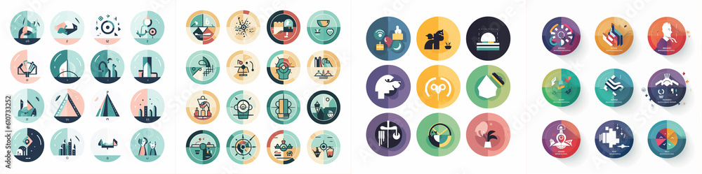The icons are designed specifically for SWOT analysis presentations ...