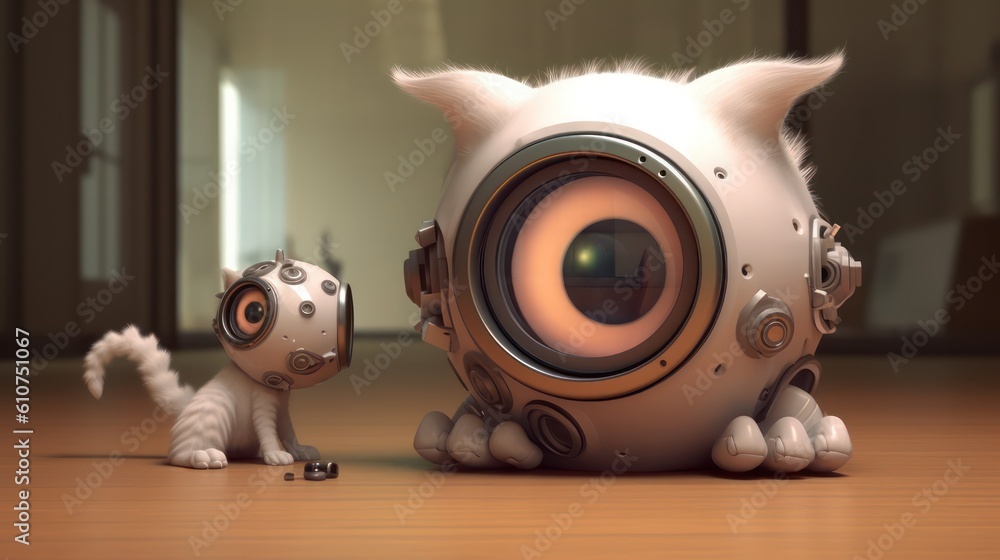 Generating AI illustration of a weird and horrible monster, Cartoon ...