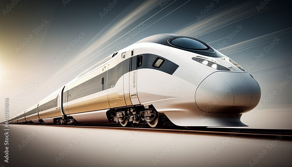 Future bullet train transportation system new mobility concept ...