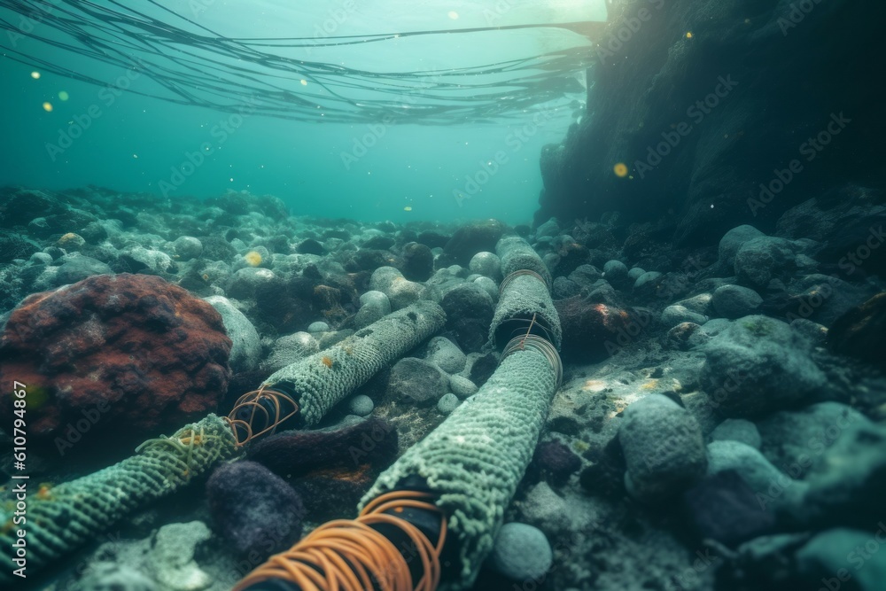 Internet cables destroyed by an underwater explosion at the bottom of ...