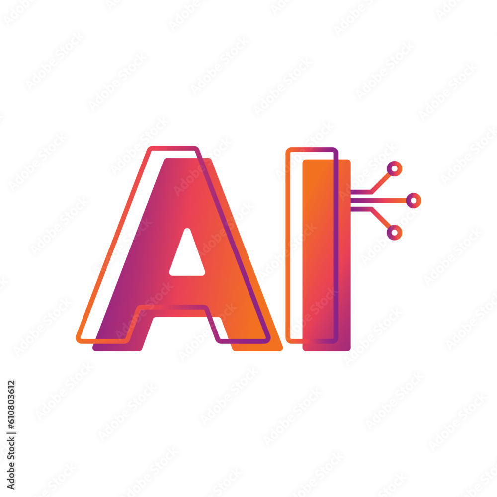 artificial intelligence text, artificial intelligence vector, ai text ...
