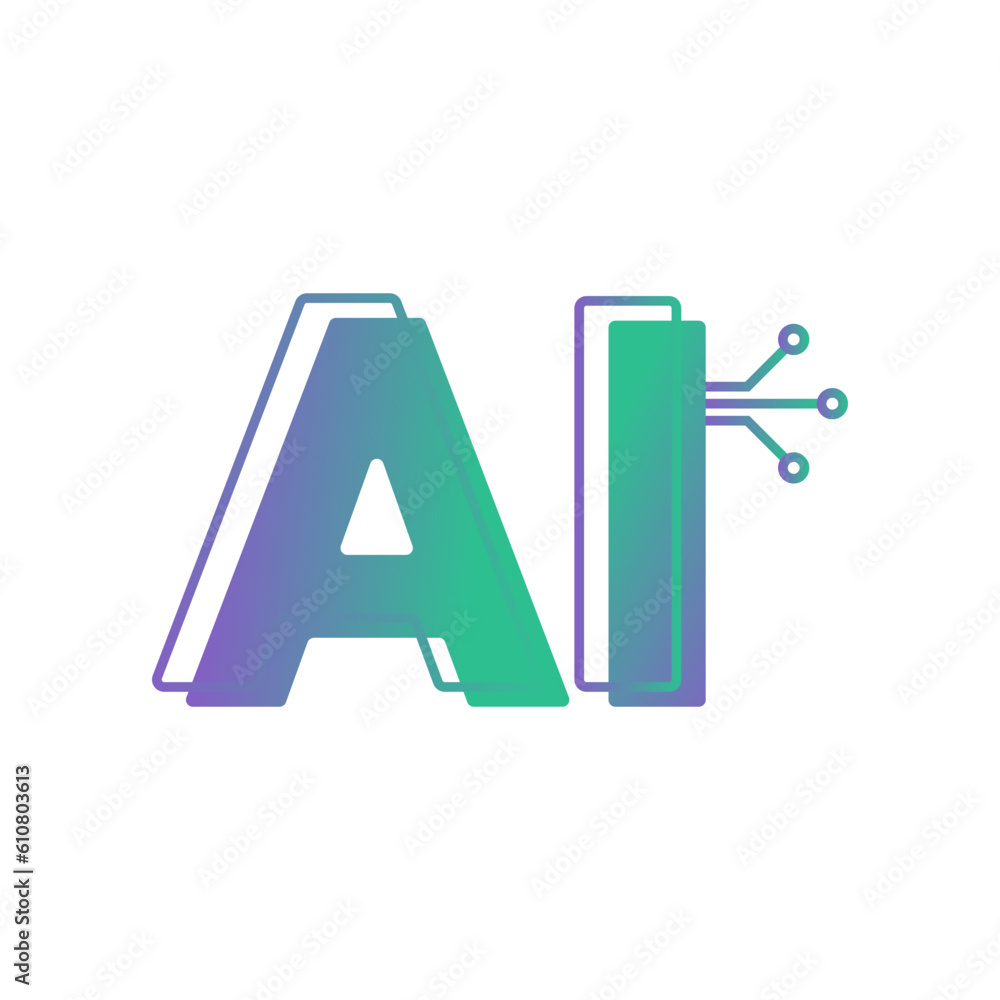 artificial intelligence text, artificial intelligence vector, ai text ...