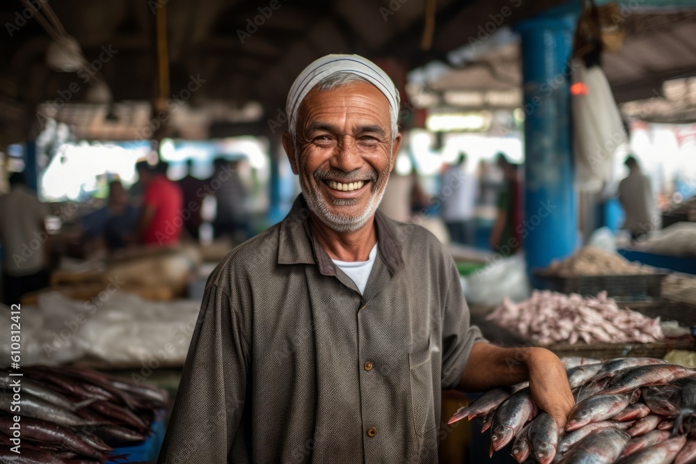 Medium shot portrait photography of a grinning man in his 50s that is ...