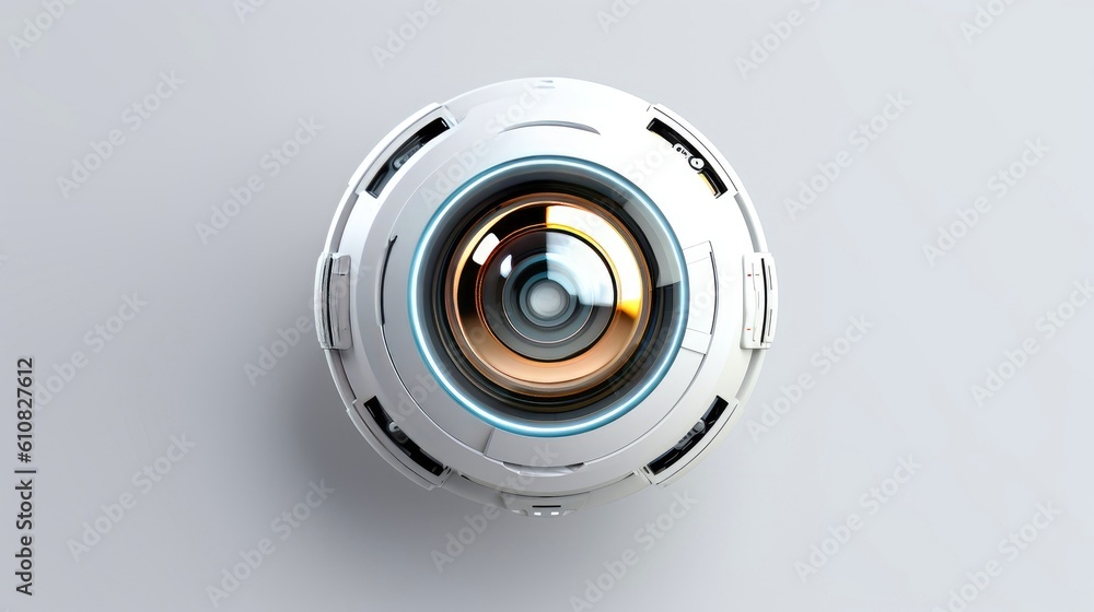 Abstract 3d button, aim control and digital interface, button ...