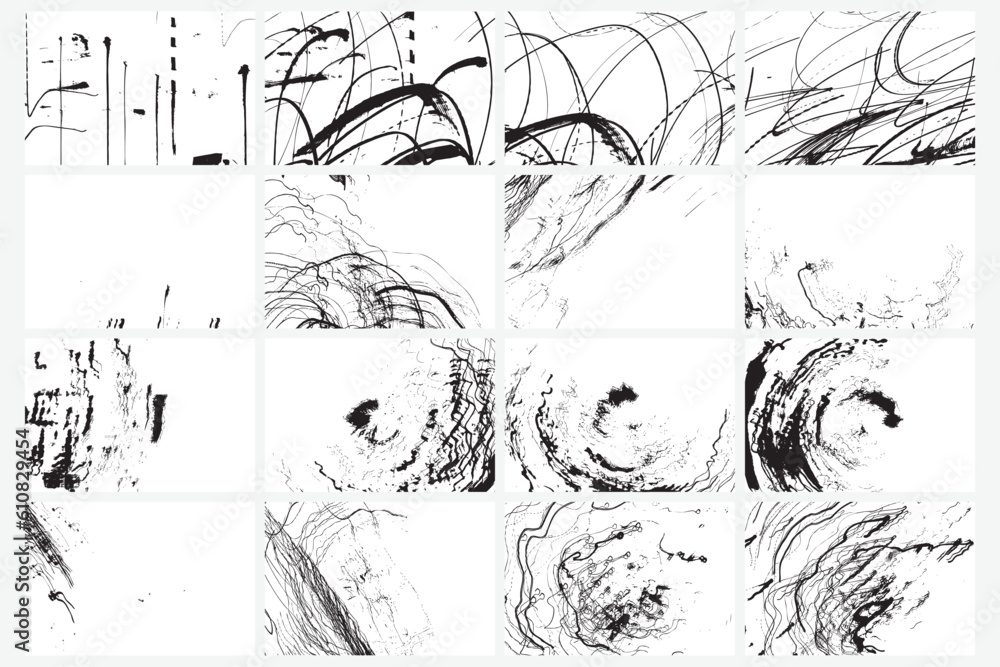 Set of light motion trails textures. High speed long exposure motion ...