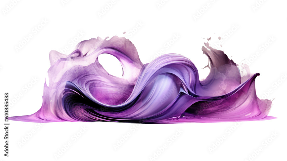 astral projection in purple and silver abstract colorful shape, 3d ...