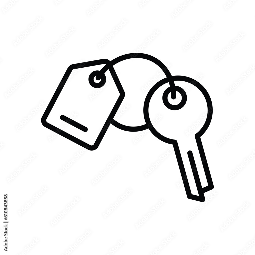 key icon house handover symbol Stock Vector | Adobe Stock