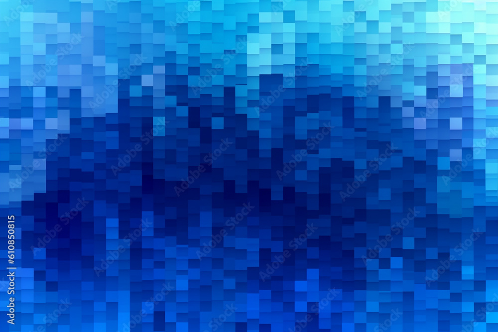 Blue Pixelated background design used for banners, posters, wallpaper ...