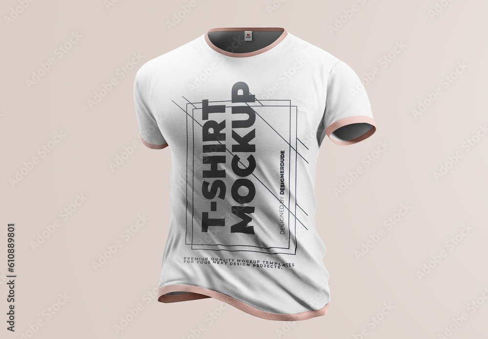 T-Shirt Mockup Template Stock Template | Adobe Stock