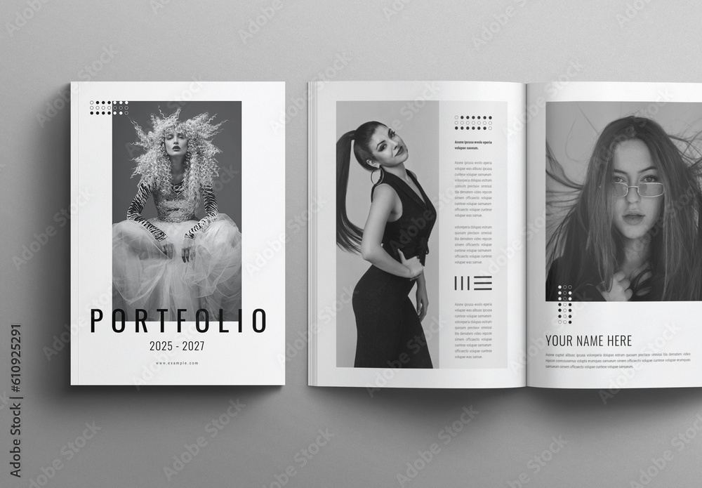 Photography Portfolio Layout Stock Template | Adobe Stock
