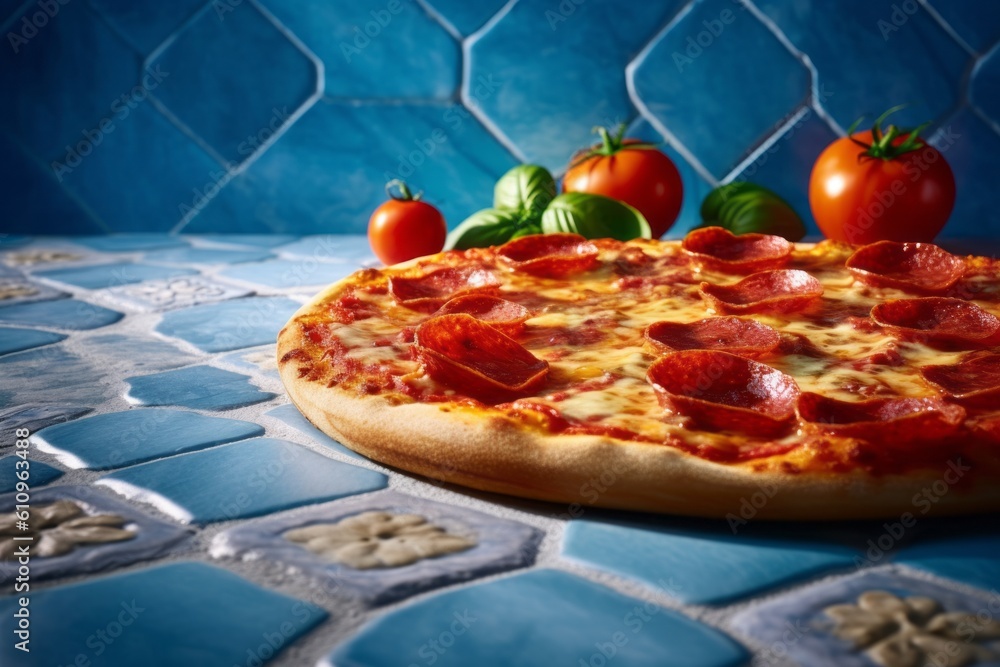 Pizza Tile Wallpaper