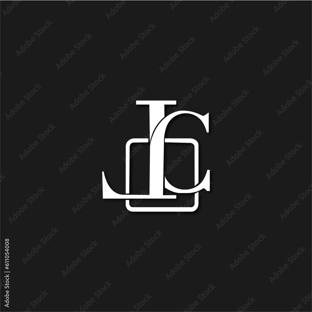 lc logo, letter lc logo, lc web, lc icon, business lc logo, Stock ...