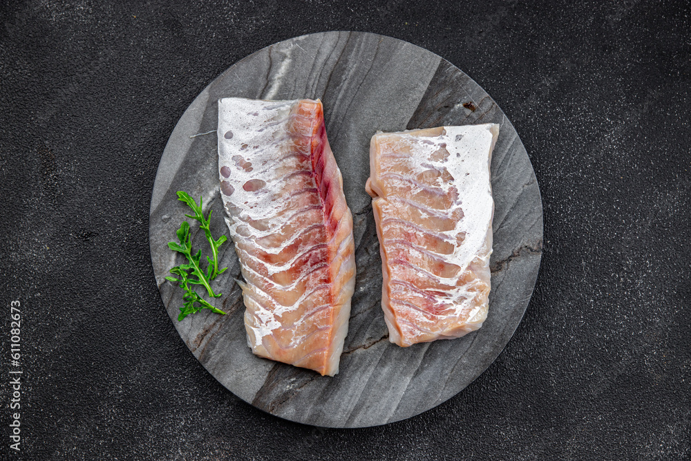 fillet of white fish without skin and bones fresh seafood healthy meal ...