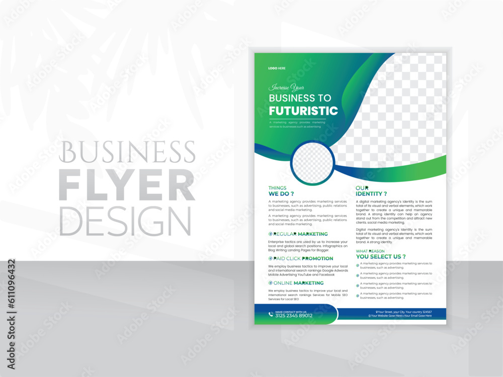 Corporate Business Flyer Design . Flayer Design For Advertisement ...