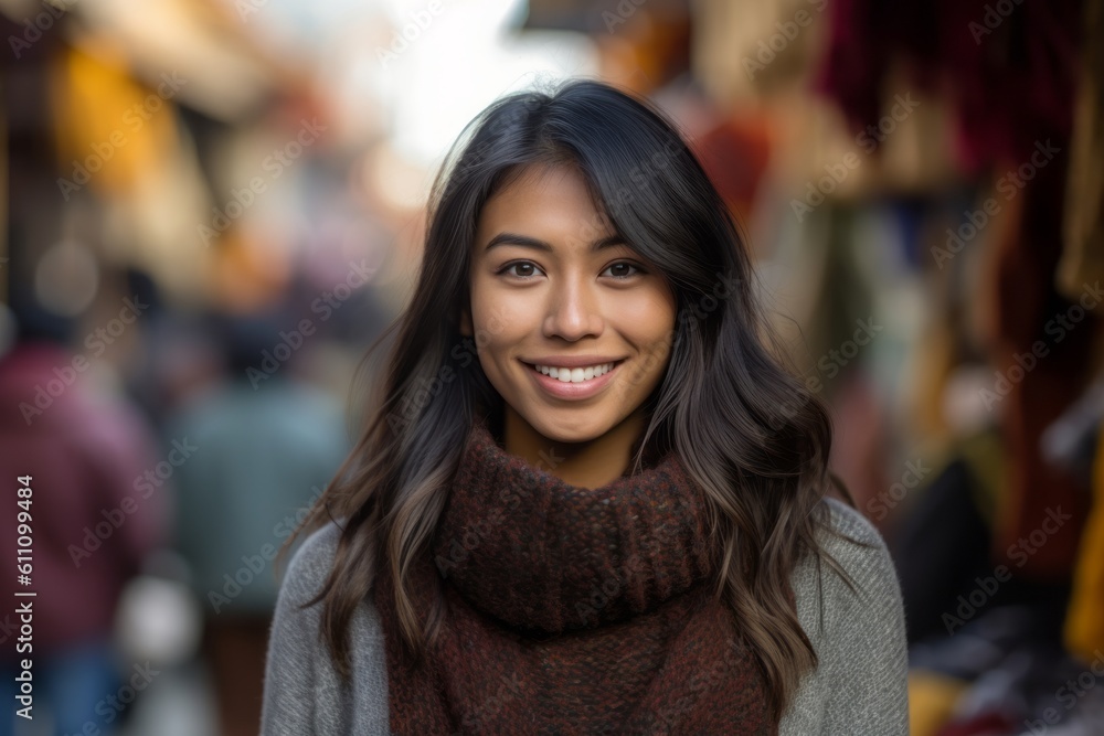 Headshot portrait photography of a grinning girl in her 30s wearing a ...