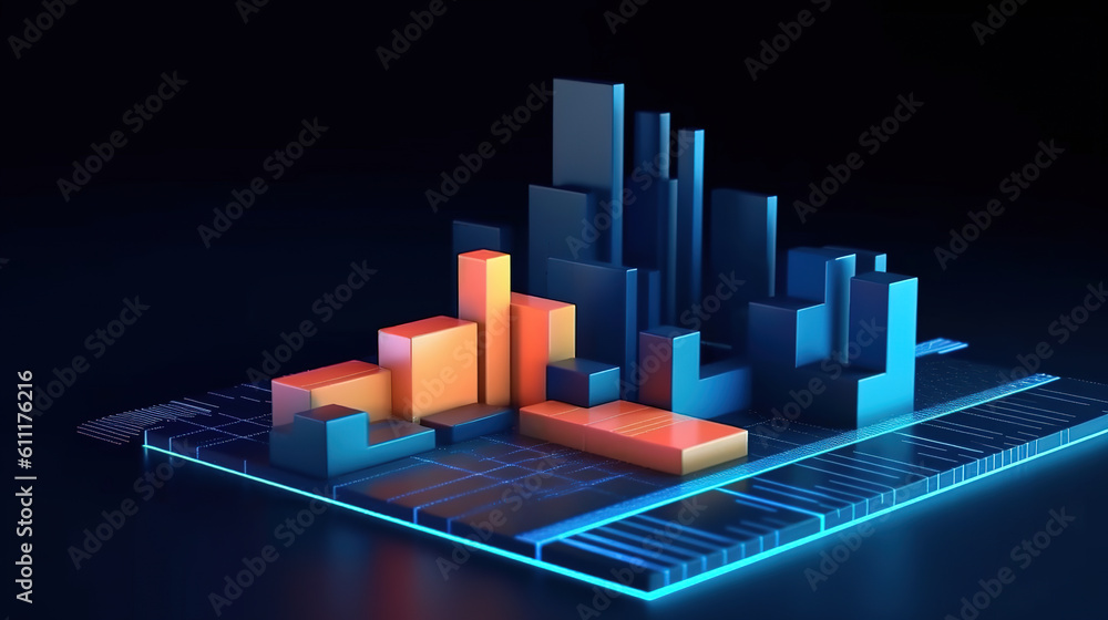 Engaging digital data diagrams, dynamic.. Generative Ai Stock ...