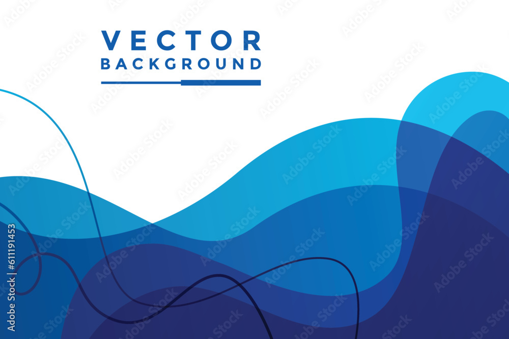 Blue background vector illustration lighting effect graphic for text ...
