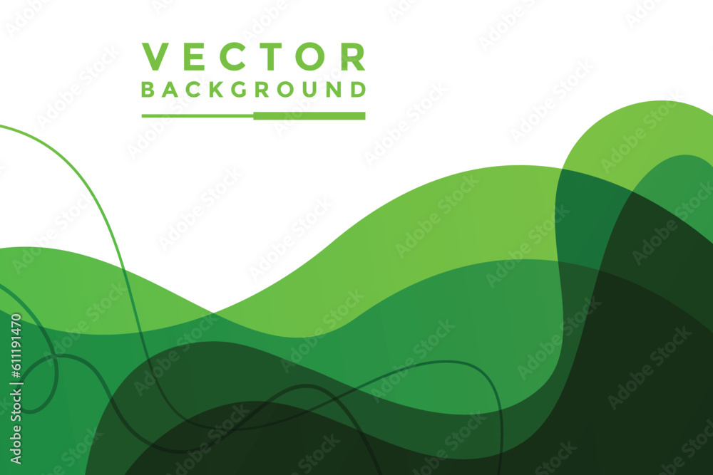 Green background vector illustration lighting effect graphic for text ...