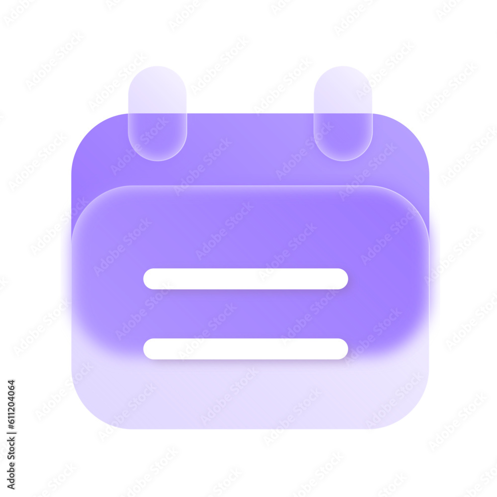 Calendar Glassmorphism Icons and Symbol Png Svg Illustrator Stock ...