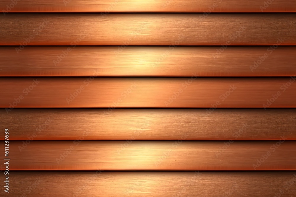 Brushed copper horizontal lines metal background texture created with ...