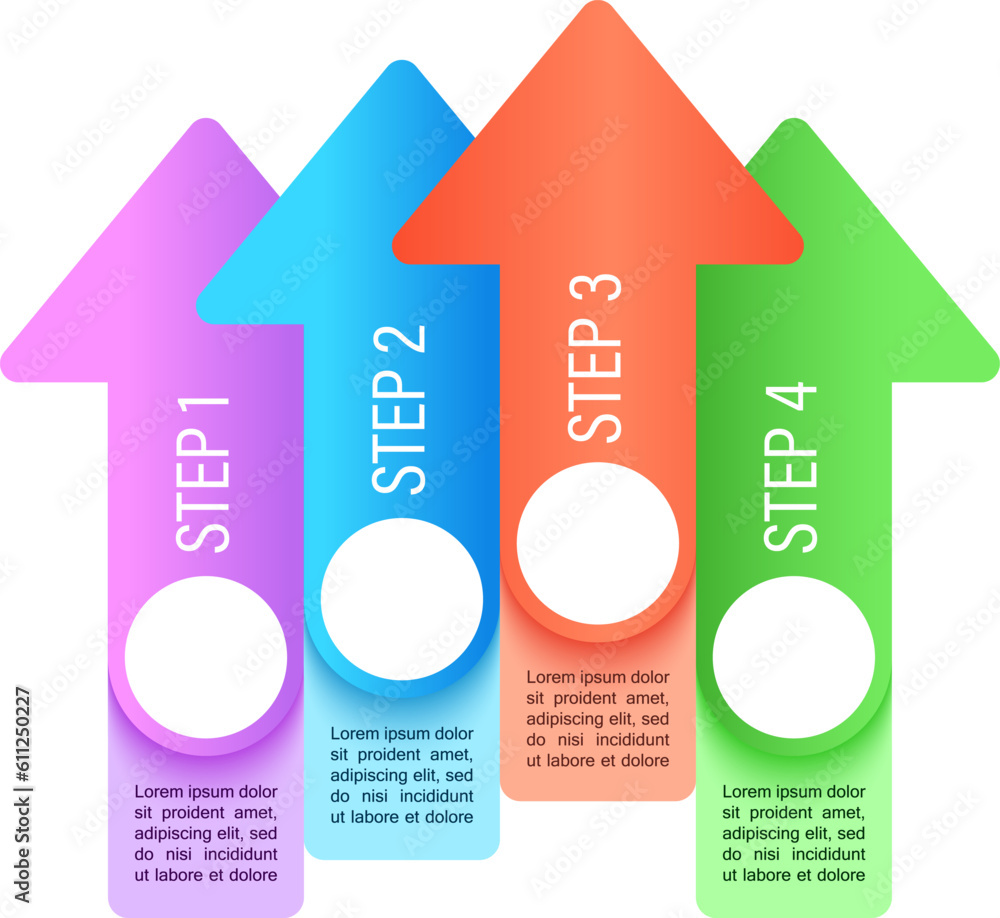 Raising capital infographic chart design template. Income increase ...