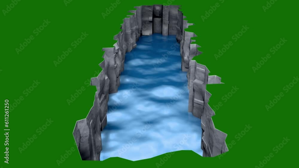 3D Trick Art 4k Green screen Earth broken video,3d art trick water ...