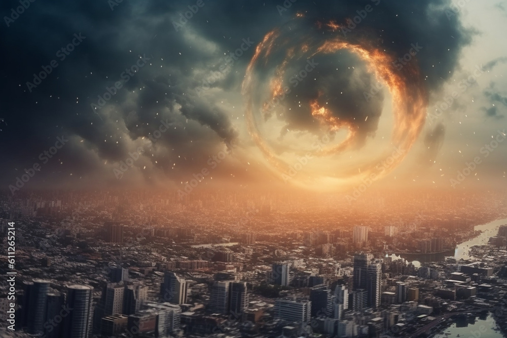 Extreme weather event, such as a hurricane or tornado, Climate change ...