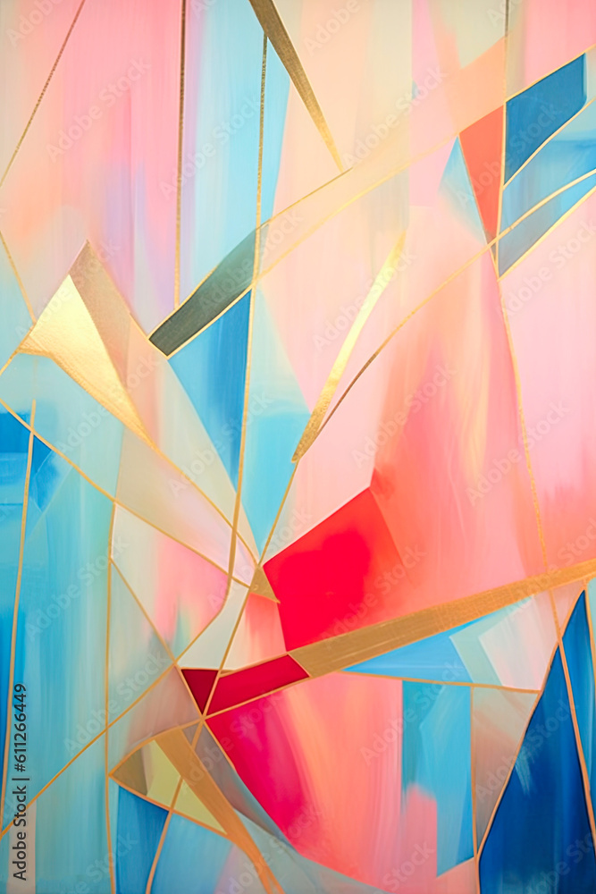 Oil paint drawing. Abstract colored background. Abstraction in the ...