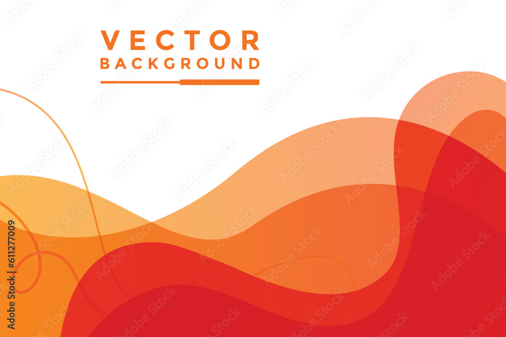 Orange background vector illustration lighting effect graphic for text ...
