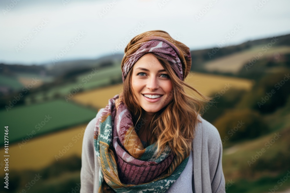 Lifestyle portrait photography of a joyful girl in her 30s wearing a ...