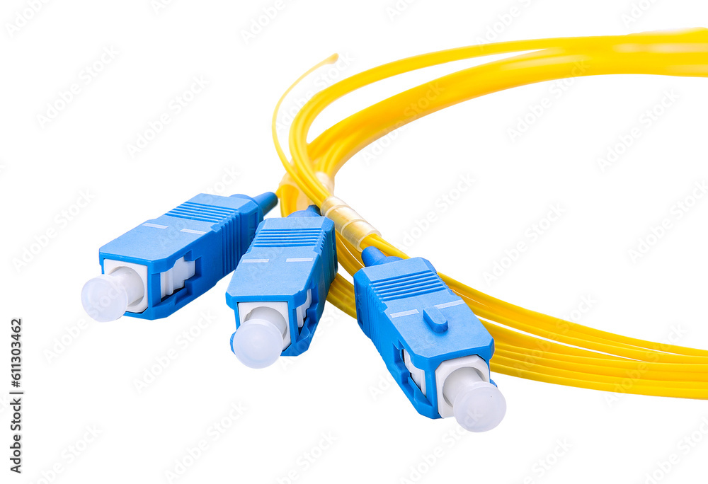 fiber optic coupler with SC connectors on transparent png Stock Photo ...