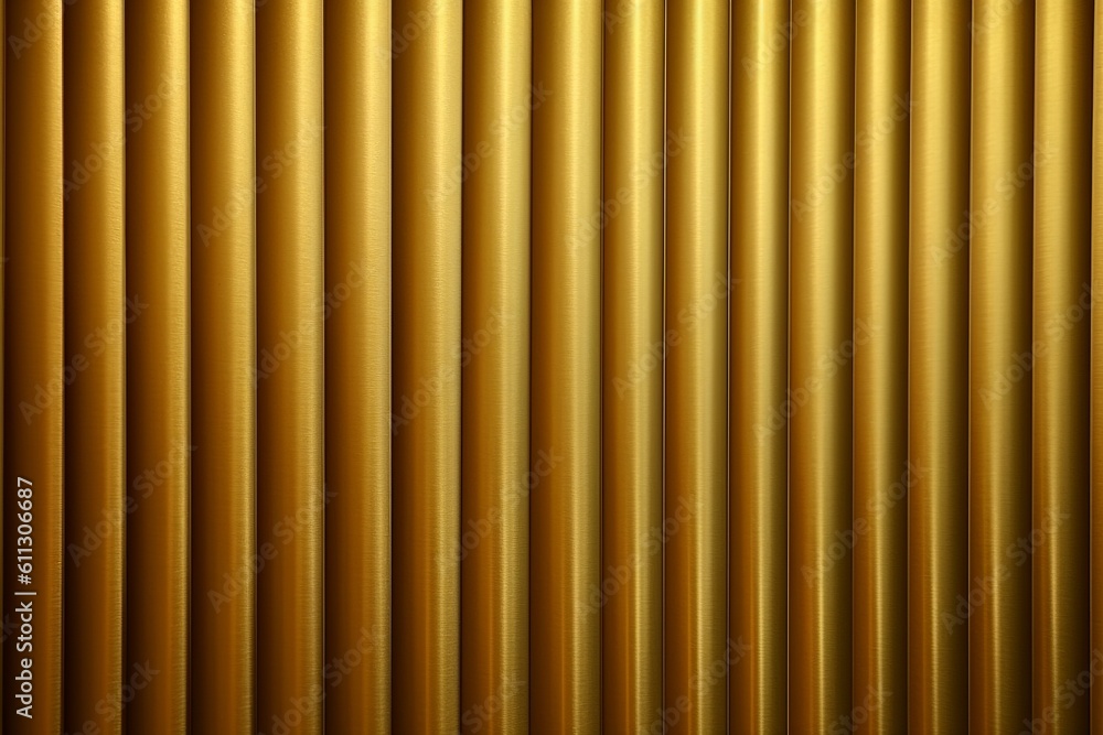 Brushed gold vertical lines metal background texture created with ...