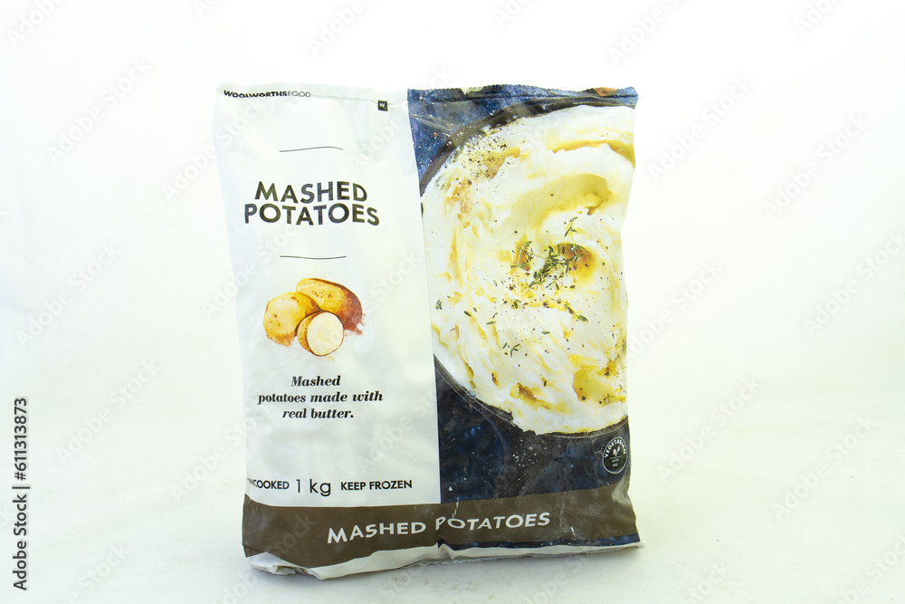 Johannesburg, South Africa - a packet of mashed potatoes from ...