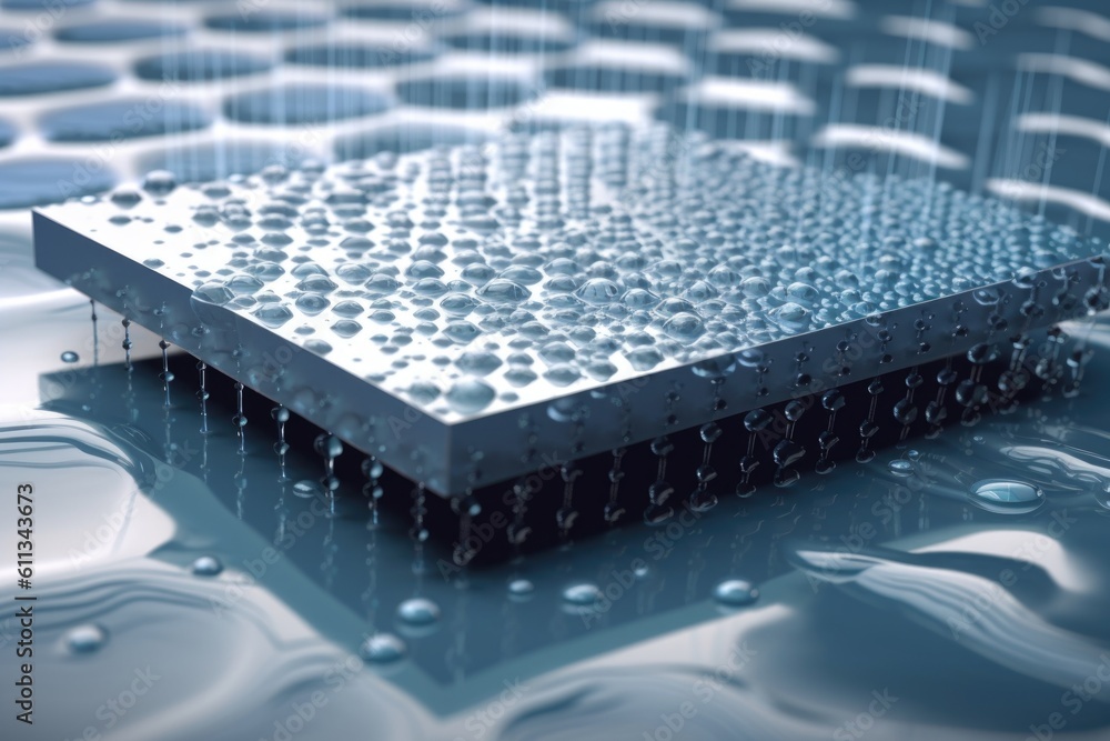 nanotechnology coating on material surface that increases or decreases ...