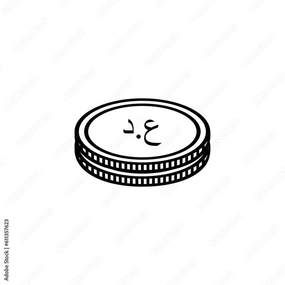 Iraq Currency Symbol, Iraqi Dinar icon, IQD Sign. Vector Illustration ...