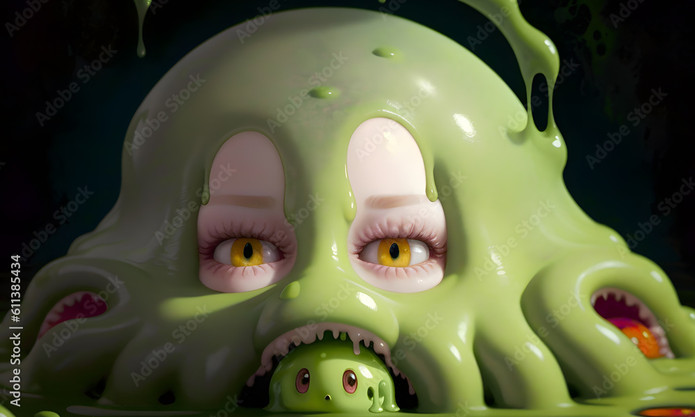 Fantastic little snotty slug monster, created with the help of ...