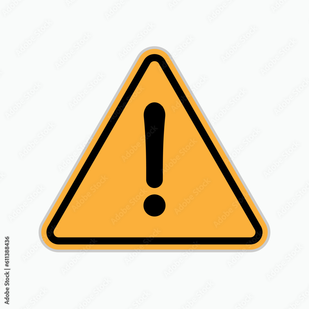 Exclamation Mark. Caution Sign. Danger Icon. Warning Symbol - Vector ...