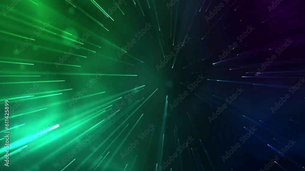 neon lights love heart tunnel particles background, magic particles ...