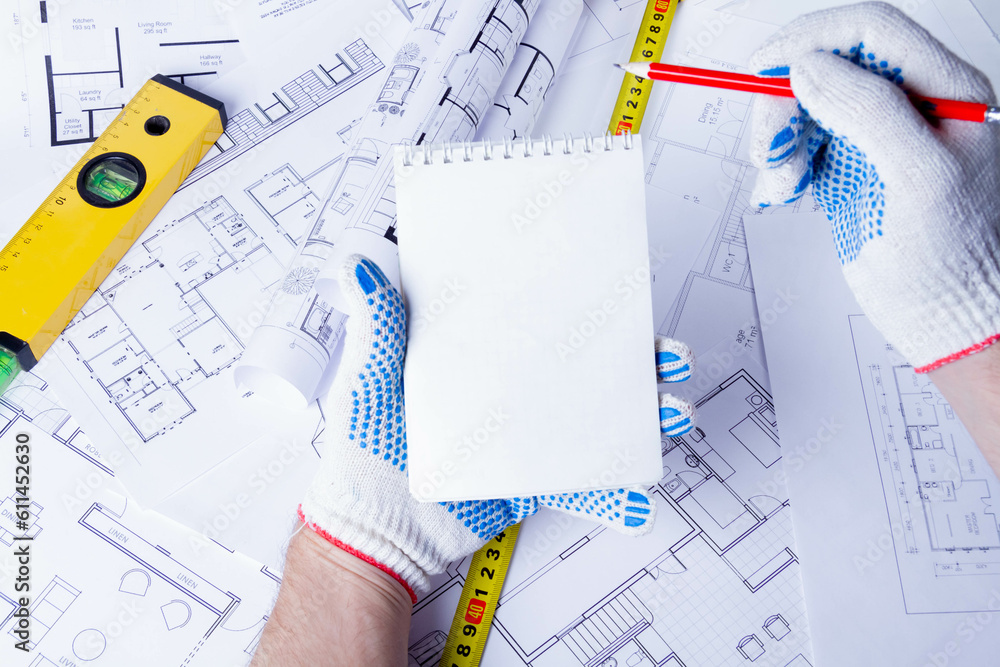 The builder records the construction costs. Construction plan approval ...