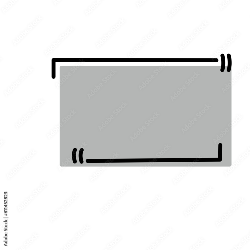 Quote box frame, big set. Quote box icon. Texting quote boxes. Blank ...