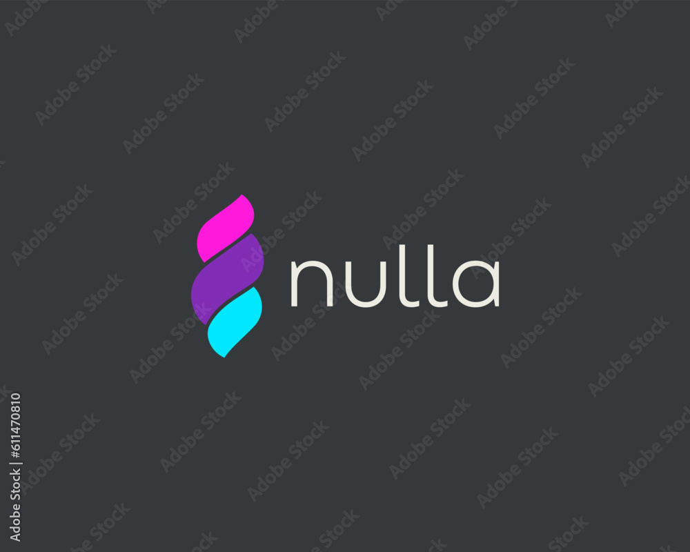 Abstract colorful flame fire logo. Creative shell conch sign. Vector ...