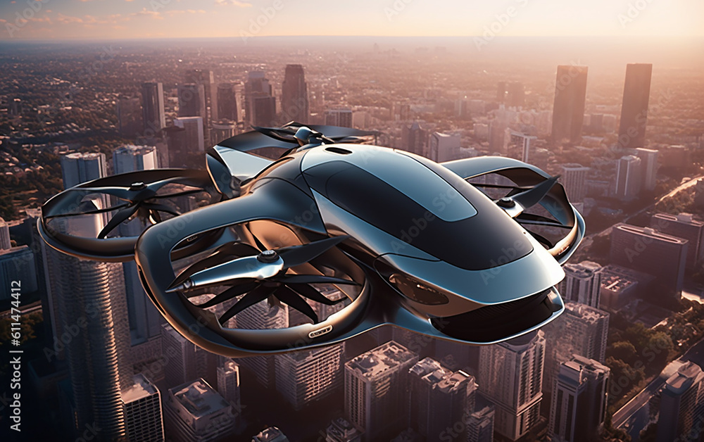 Flying cars. Drone-like aesthetics meet innovative designs in ...