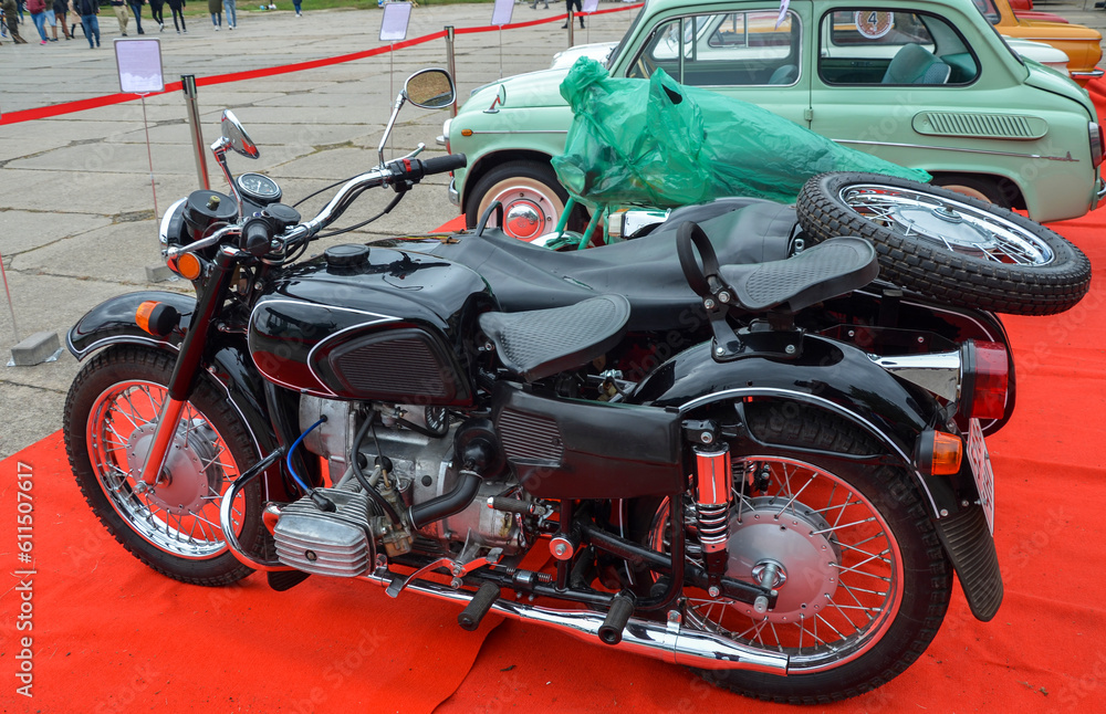 MT-10 "Dnipro" 1974 - a heavy motorcycle with a sidecar which has been ...