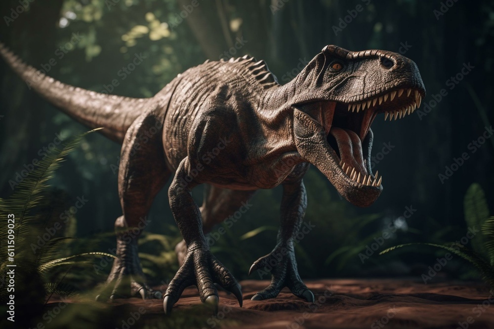 A large predator from the Cretaceous period known as the Giganotosaurus ...