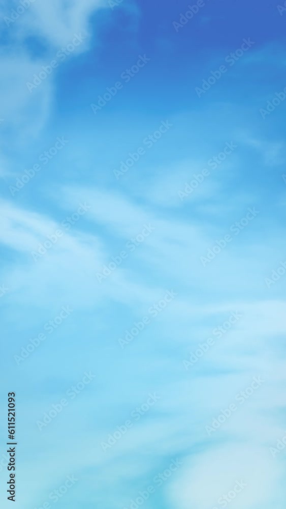 stylized blue sky with clouds - subtle motion background template ...
