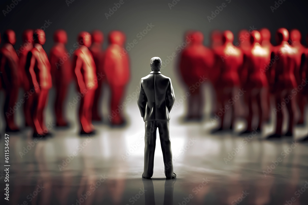 Corporate Leadership: confident and inspiring leader addressing a team ... Corporate Leadership: confident and inspiring leader addressing a team ...